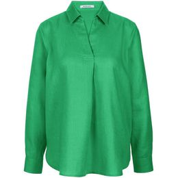 Peter Hahn - Bluse, gr&uuml;n, Gr. 36 / S - Leinen
