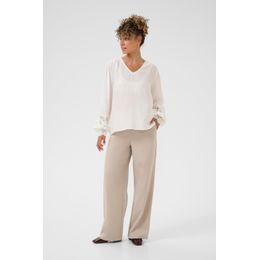 Cream Langarm-Bluse CRTina Relaxed fit white