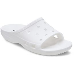 Crocs Classic Slide Thermoplastische Damenwei&szlig;e Pantoletten