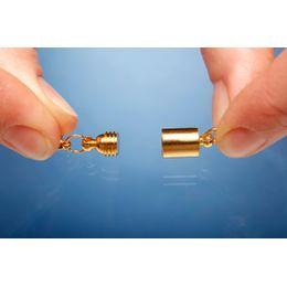 Damen Ketten-Set goldfarben, Gr&ouml;&szlig;e 6-tlg. Set