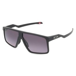 Oakley OO9285 | Herren-Sonnenbrille | Fassung: Vollrand, Quadratisch, Kunststoff, Schwarz Matt | Glasfarbe: Grau Verlaufend
