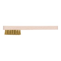 Gedore Z&uuml;ndkerzenb&uuml;rste, f&uuml;r Z&uuml;ndkerzen, Messingdrahtborsten 15 mm, mit Holzgriff, Drahtb&uuml;rste, 280 mm lang, 647 (6531950)