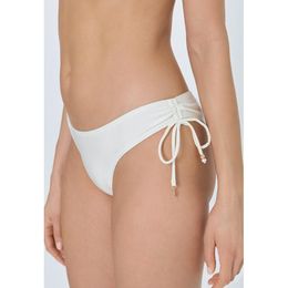 LSCN BY LASCANA Bikini-Hose 'Sunny' beige Gr. 40. Mit Zierperlen