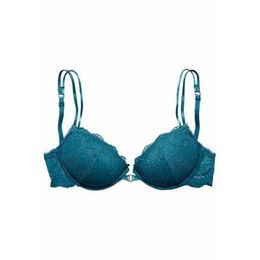 Lascana Push-up-BH gr&uuml;n Gr. 70C. Mit Herausnehmbaren Kissen und mit B&uuml;gel