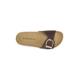 ELBSAND Pantolette 'Sandale, Mule, offener Schuh, Sommerschuhe, Lederpantolette' camelfarben Gr. 37 f&uuml;r Damen