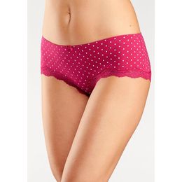 Lascana Panty mehrfarbig Gr. 40/42 f&uuml;r Damen. Mit Schleife. K&ouml;rpernah. Nachhaltig.