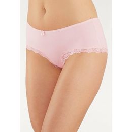 Lascana Panty mehrfarbig Gr. 36/38 f&uuml;r Damen. Mit Schleife. K&ouml;rpernah. Nachhaltig.