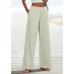 H.I.S. H.I.S Palazzohose salbei Gr. 44/46 f&uuml;r Damen. Bequem