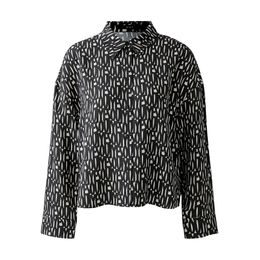 Oui Bluse in Schwarz/ Creme - 75% | Gr&ouml;&szlig;e 36 | Damen-blusen