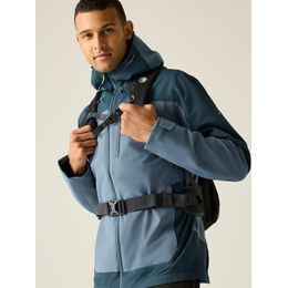 Regatta Regenjacke "Highton IV Stretch" in Hellblau - 80% | Gr&ouml;&szlig;e M | Herren-outdoorjacken