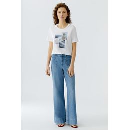 Oui Shirt in Wei&szlig; - 71% | Gr&ouml;&szlig;e 36 | Damen-tops