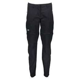 Jack Wolfskin Zipp-Off-Funktionshose "Hikeout" in Schwarz - 40% | Gr&ouml;&szlig;e 34 | Damen-sporthosen