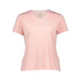 Jack Wolfskin Funktionsshirt "Wildtrail" in Rosa - 35% | Gr&ouml;&szlig;e XS | Damen-outdoor-tops-shirts