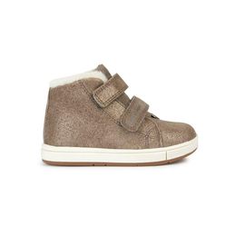 Geox Leder-Winterboots "Trottola" in Hellbraun/ Wei&szlig; - 36% | Gr&ouml;&szlig;e 22 | Kinderstiefel