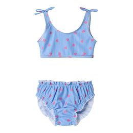 name it Bikini "Anne" in Blau - 41% | Gr&ouml;&szlig;e 122/128 | Kinder-bademode
