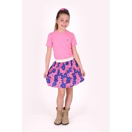 B.Nosy Kleid "Dori" in Rosa/ Blau - 45% | Gr&ouml;&szlig;e 134/140 | Kinderkleider
