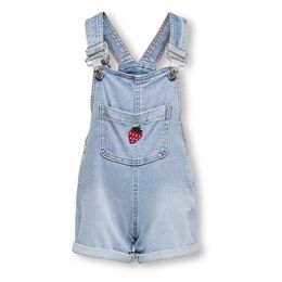 KIDS Only Latzshorts "Lucy" in Hellblau - 50% | Gr&ouml;&szlig;e 116 | Kinderhosen