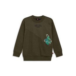 Lego Sweatshirt in Khaki - 45% | Gr&ouml;&szlig;e 116 | Kinder-sweatshirts-jacken
