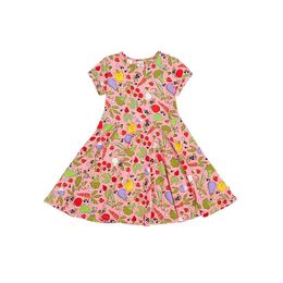 frugi Kleid "Spring" in Rosa/ Bunt - 45% | Gr&ouml;&szlig;e 122/128 | Kinderkleider