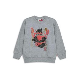 Lego Sweatshirt "Sian" in Grau - 43% | Gr&ouml;&szlig;e 128 | Kinder-sweatshirts-jacken