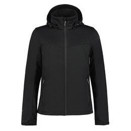 Icepeak Softshelljacke "Biggs" in Schwarz - 42% | Gr&ouml;&szlig;e 58 | Herren-outdoorjacken