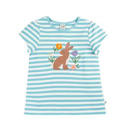 frugi Shirt in Hellblau/ Wei&szlig; - 49% | Gr&ouml;&szlig;e 128/134 | Kinder-oberteile