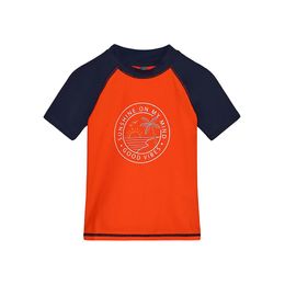 Color Kids Badeshirt in Rot/ Schwarz - 42% | Gr&ouml;&szlig;e 134 | Kinder-bademode