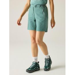 Regatta Funktionsshorts "Mountain" in T&uuml;rkis - 68% | Gr&ouml;&szlig;e 44 | Damen-sporthosen