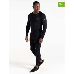 Dare 2b 2tlg. Funktionsw&auml;sche-Set "In The Zone III" in Schwarz - 71% | Gr&ouml;&szlig;e L | Herren-sportunterwaesche