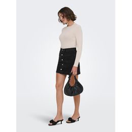 Only Jeansrock in Schwarz - 30% | Gr&ouml;&szlig;e L | Damenroecke