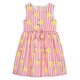 Danamade Kleid in Rosa/ Wei&szlig;/ Gelb - 52% | Gr&ouml;&szlig;e 110 | Kinderkleider