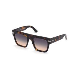 Tom Ford Damen-Sonnenbrille in Braun/ Grau - 28% | Gr&ouml;&szlig;e 52 | Damen-brillen