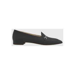 H&ouml;gl H&ouml;gl Leder-Mokassins "Close" in Anthrazit - 48% | Gr&ouml;&szlig;e 40 | Damen-schuhe-halbschuhe