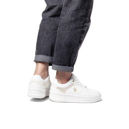 U.S. Polo Assn. Sneakers in Wei&szlig; - 66% | Gr&ouml;&szlig;e 36 | Damen-sneakers