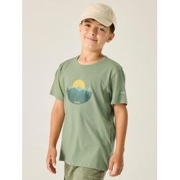Regatta Shirt "Bosley" in Gr&uuml;n - 60% | Gr&ouml;&szlig;e 128 | Kinder-oberteile
