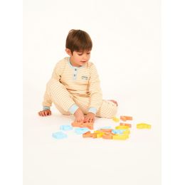 Sense Organics Pyjama "Junis" in Orange - 45% | Gr&ouml;&szlig;e 146/152 | Kinder-waesche
