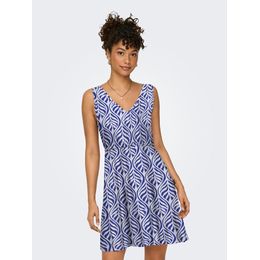 Only Kleid in Dunkelblau/ Wei&szlig; - 33% | Gr&ouml;&szlig;e S | Damen-kleider