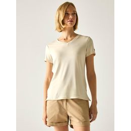 Regatta Funktionsshirt "Elkie" in Beige - 60% | Gr&ouml;&szlig;e 44 | Damen-outdoor-tops-shirts