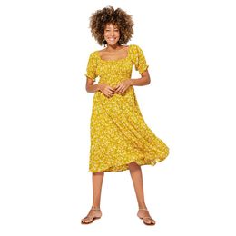 Aller Simplement Kleid in Gelb - 68% | Gr&ouml;&szlig;e 38/40 | Damen-kleider