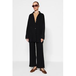 Trendyol 2tlg. Outfit in Schwarz - 59% | Gr&ouml;&szlig;e XXL | Damen-pullover-cardigans