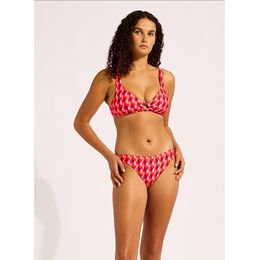 Seafolly Bikini-Oberteil in Rot/ Rosa - 63% | Gr&ouml;&szlig;e M | Damen-bademode