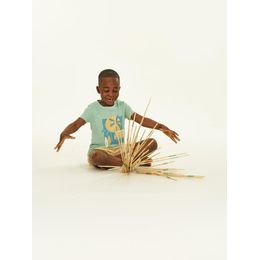Sense Organics Pyjama "Kafka" in Gr&uuml;n/ Orange - 40% | Gr&ouml;&szlig;e 146/152 | Kinder-waesche