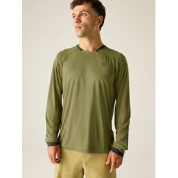 Dare 2b Fahrradlongsleeve "Trackstand Ace" in Khaki - 70% | Gr&ouml;&szlig;e L | Herren-sportshirts