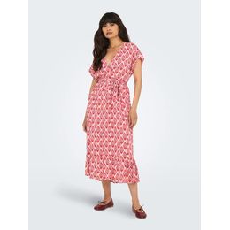 Only Kleid in Rot - 32% | Gr&ouml;&szlig;e L | Damen-kleider