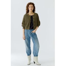 Oui Cardigan in Khaki - 74% | Gr&ouml;&szlig;e 34 | Damen-pullover-cardigans