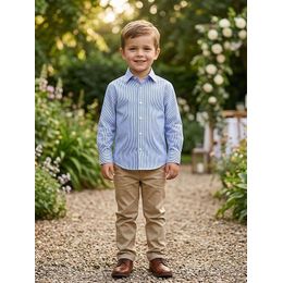 G.O.L. FINEST COLLECTION Hemd - Slim fit - in Hellblau - 49% | Gr&ouml;&szlig;e 164 | Kinder-blusen-hemden