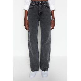 Trendyol Jeans - Comfort fit - in Anthrazit - 55% | Gr&ouml;&szlig;e 36 | Damenjeans