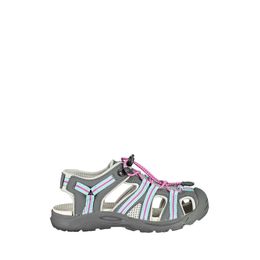CMP Wanderhalbsandalen "Aquaril" in Grau/ Pink/ Hellblau - 38% | Gr&ouml;&szlig;e 36 | Kinder-outdoor-sport-schuhe