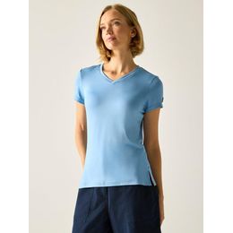 Regatta Funktionsshirt "Elkie" in Hellblau - 62% | Gr&ouml;&szlig;e 44 | Damen-outdoor-tops-shirts