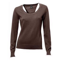 Heine Pullover in Dunkelbraun - 46% | Gr&ouml;&szlig;e 38 | Damen-pullover-cardigans